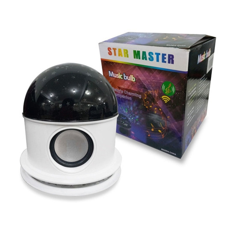 Glob cu Proiector Rotativ și Muzică, Bluetooth, Rotaţie 360 grade ...